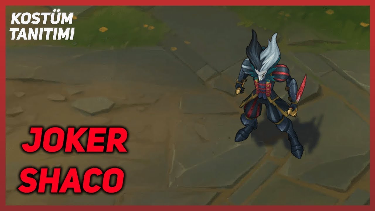 Joker Shaco (Kostüm Tanıtımı) League of Legends - YouTube