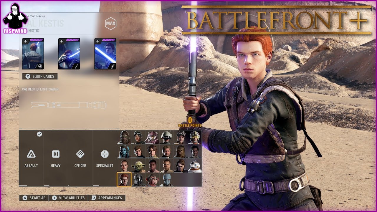 PM/IA Cal Kestis | Battlefront Plus Gameplay - YouTube