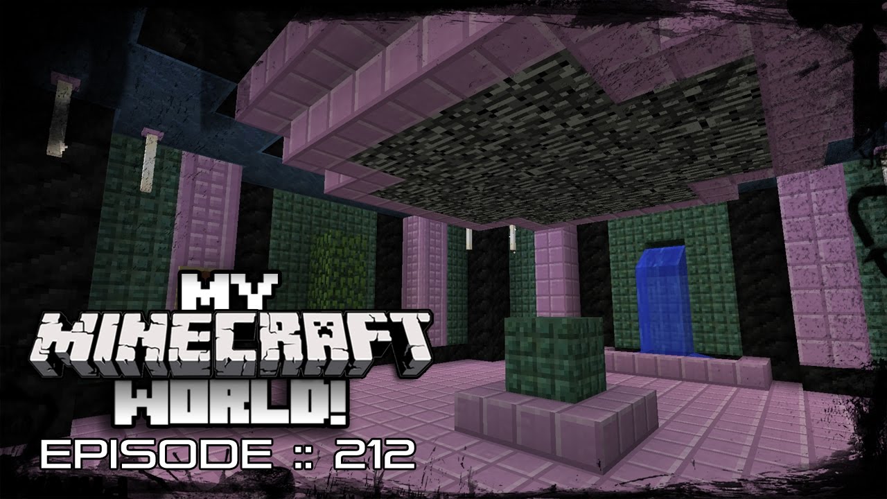 MY MINECRAFT WORLD! | WITHER ROOM DECOR | Episode 212 (Let's Play 1080p ...