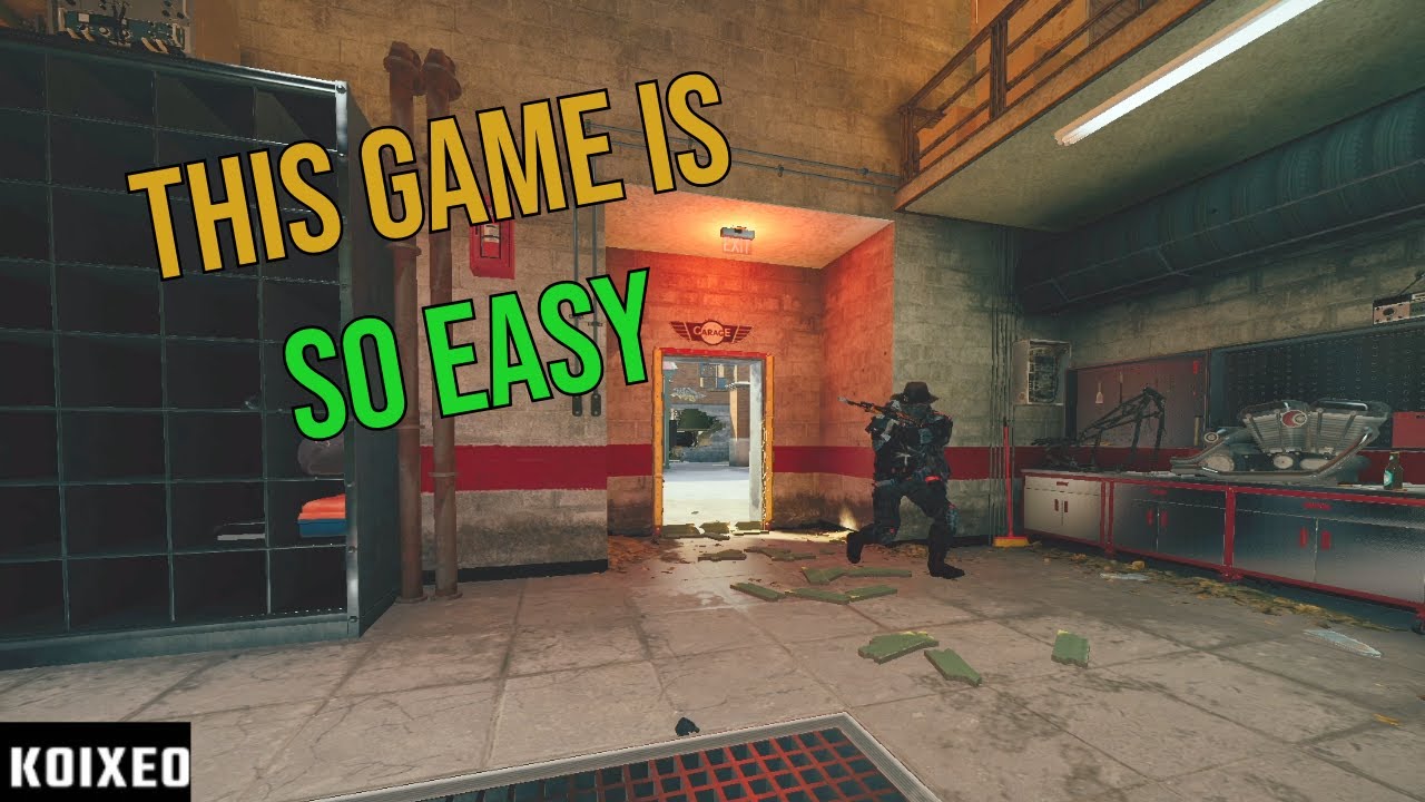 Playing Siege On Easy Mode...(Rainbow Six Siege) - YouTube