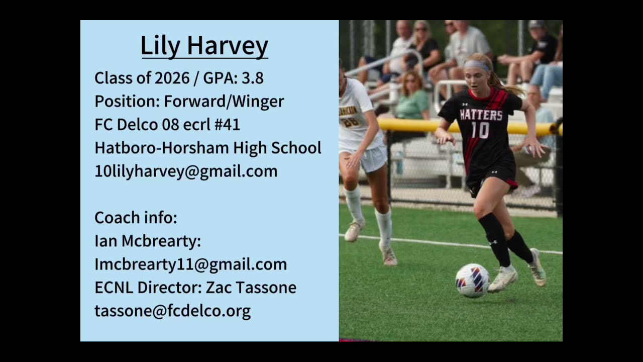 Lily Harvey’s Highlight Video (Class of 2026) - YouTube