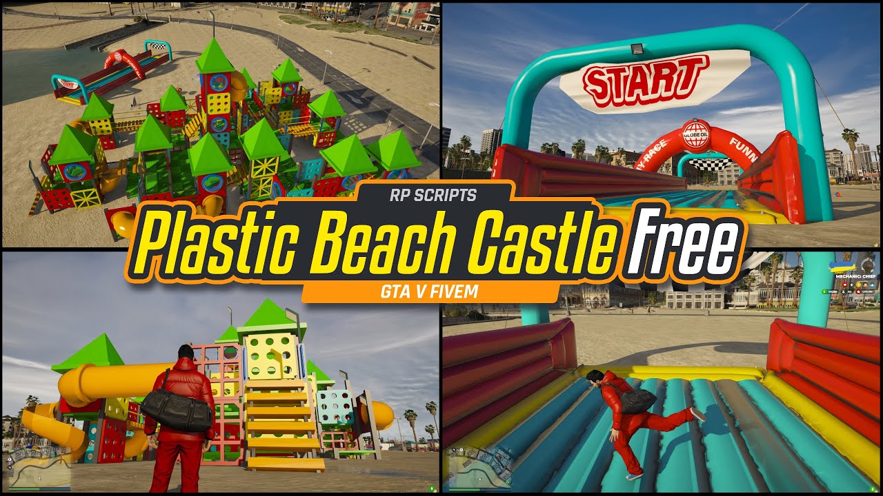 Plastic Beach Castle (Beach Game V2) Free MLO GTA V FiveM - YouTube