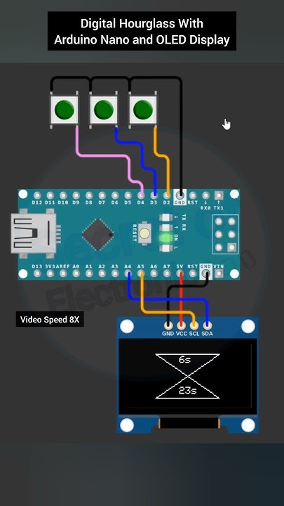 Digital Hourglass Using Arduino Nano And OLED Display - YouTube