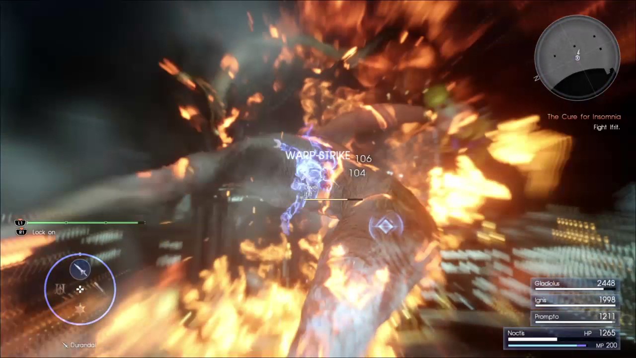FINAL FANTASY XV Ifrit - YouTube