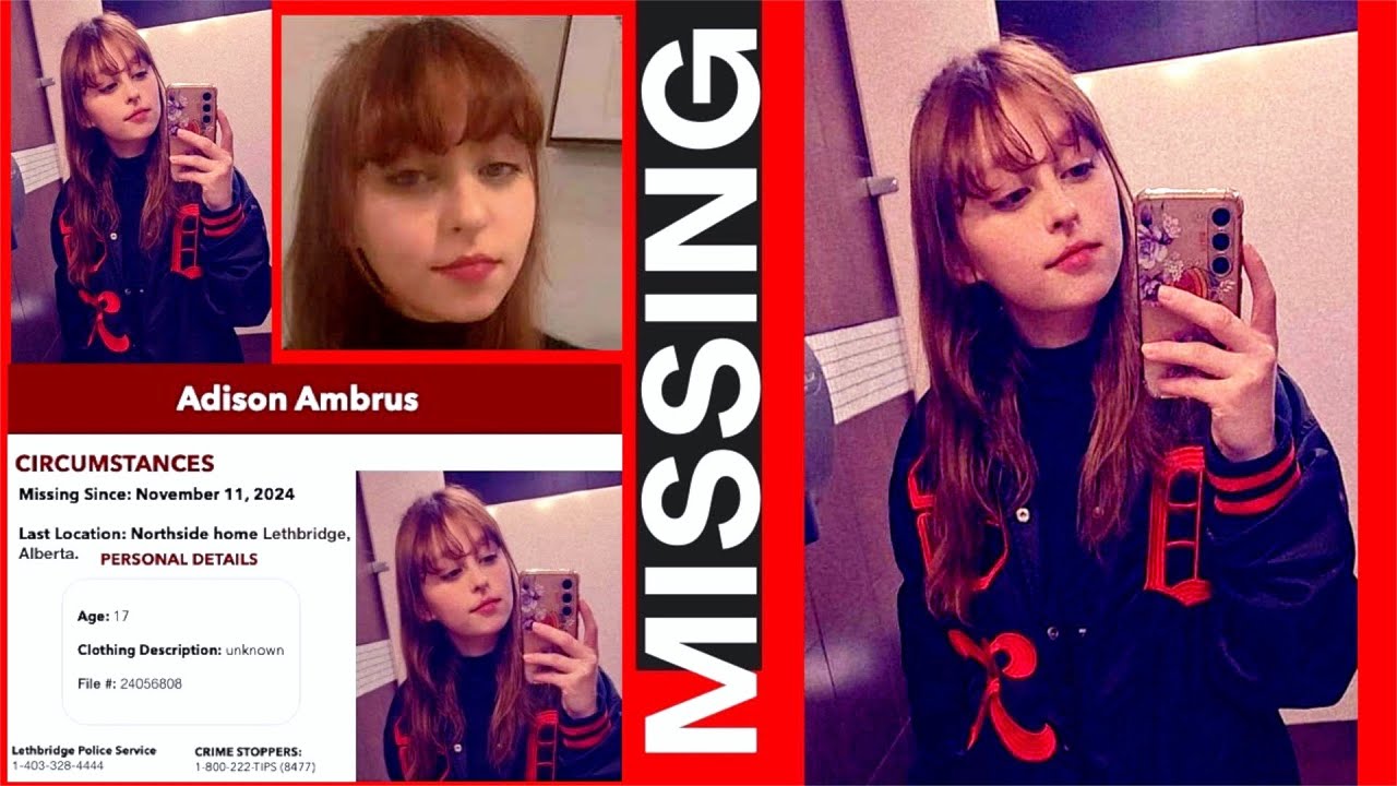 Adison Ambrus: Missing 17 Yr. Old Indigenous Girl - Lethbridge, Alberta ...