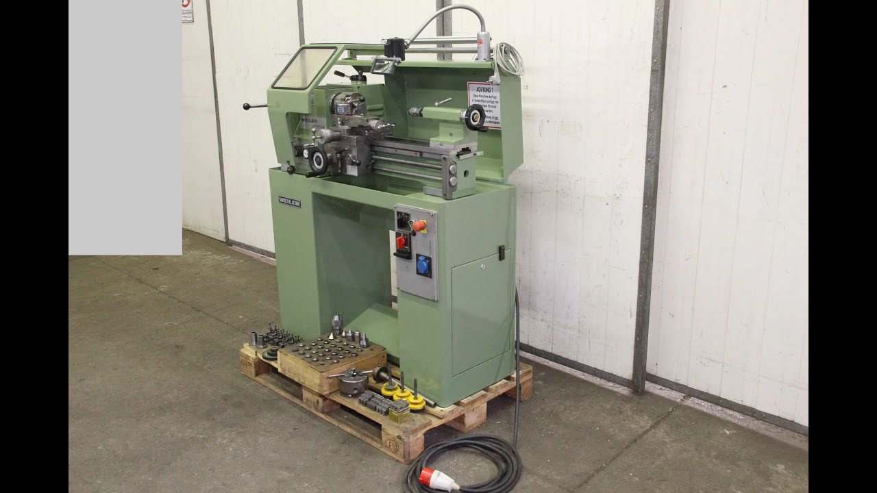 ID 25334 WEILER Drehmaschine 250 x 515 mm Typ Primus LZ-G - YouTube