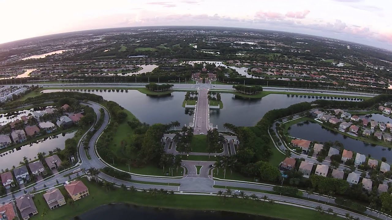 Sunset Drone Video, Wellington, FL - YouTube
