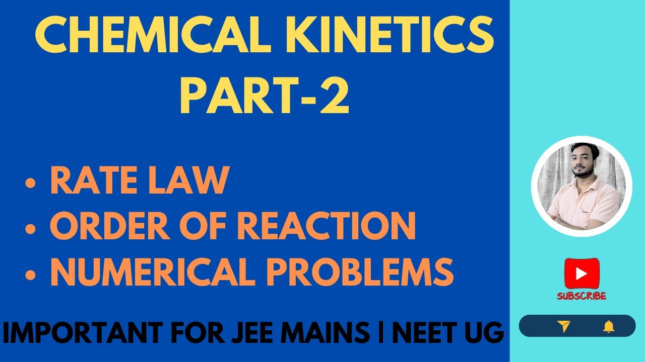 Chemical kinetics | rate law and order of reaction| class 12th| #neet # ...