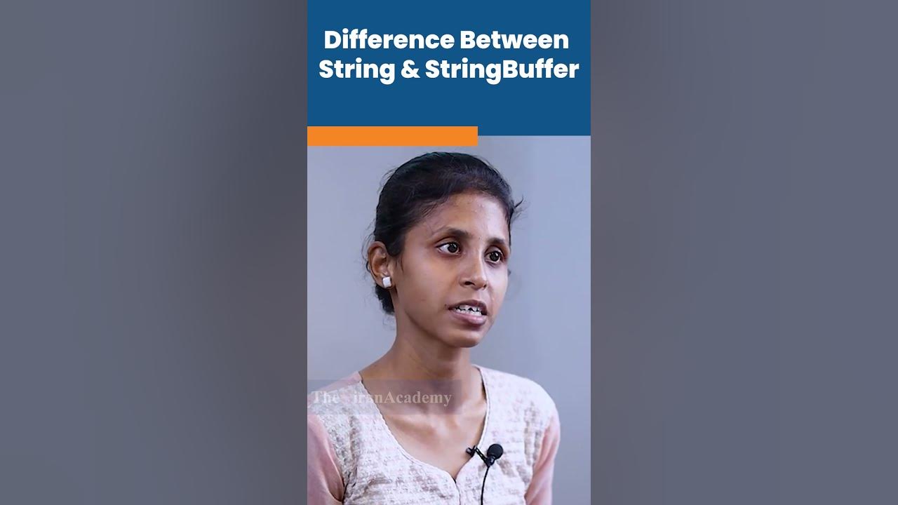Java Interview Question Difference Between String And Stringbuffer Shorts Kiransir Freshers 
