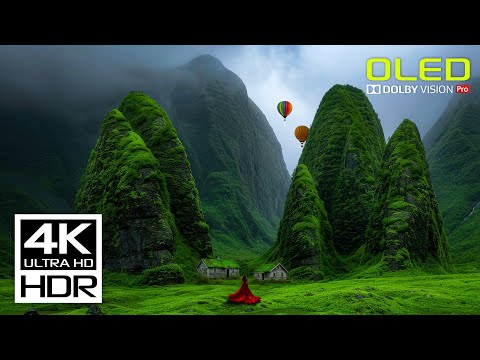 World's Most Peaceful 4K Video HDR 120FPS Dolby Vision - Relaxing Music for Stress Relief