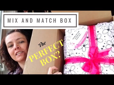 MIX and MATCH BOX Unboxing and Tryon January 2019 - YouTube