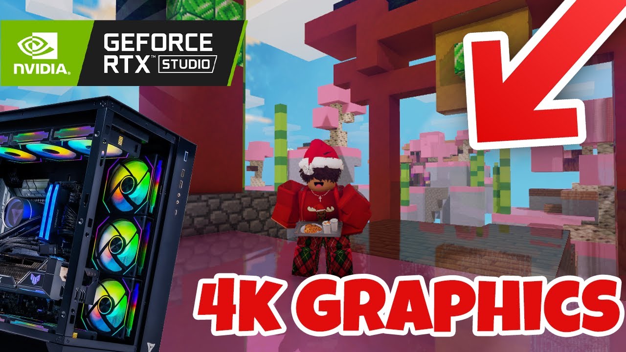 Playing ROBLOX BEDWARS on 4K RTX graphics... - YouTube