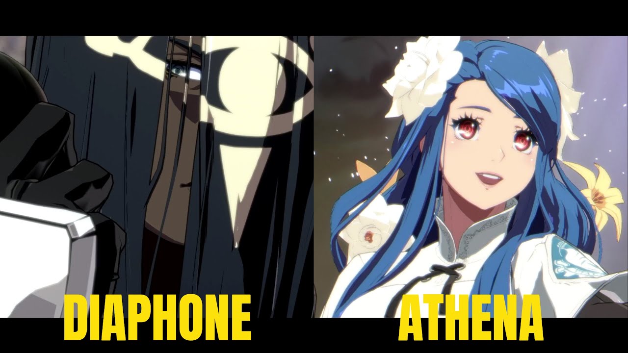 Guilty Gear Strive Diaphone Venom VS Athena Dizzy High Level Gameplay ...