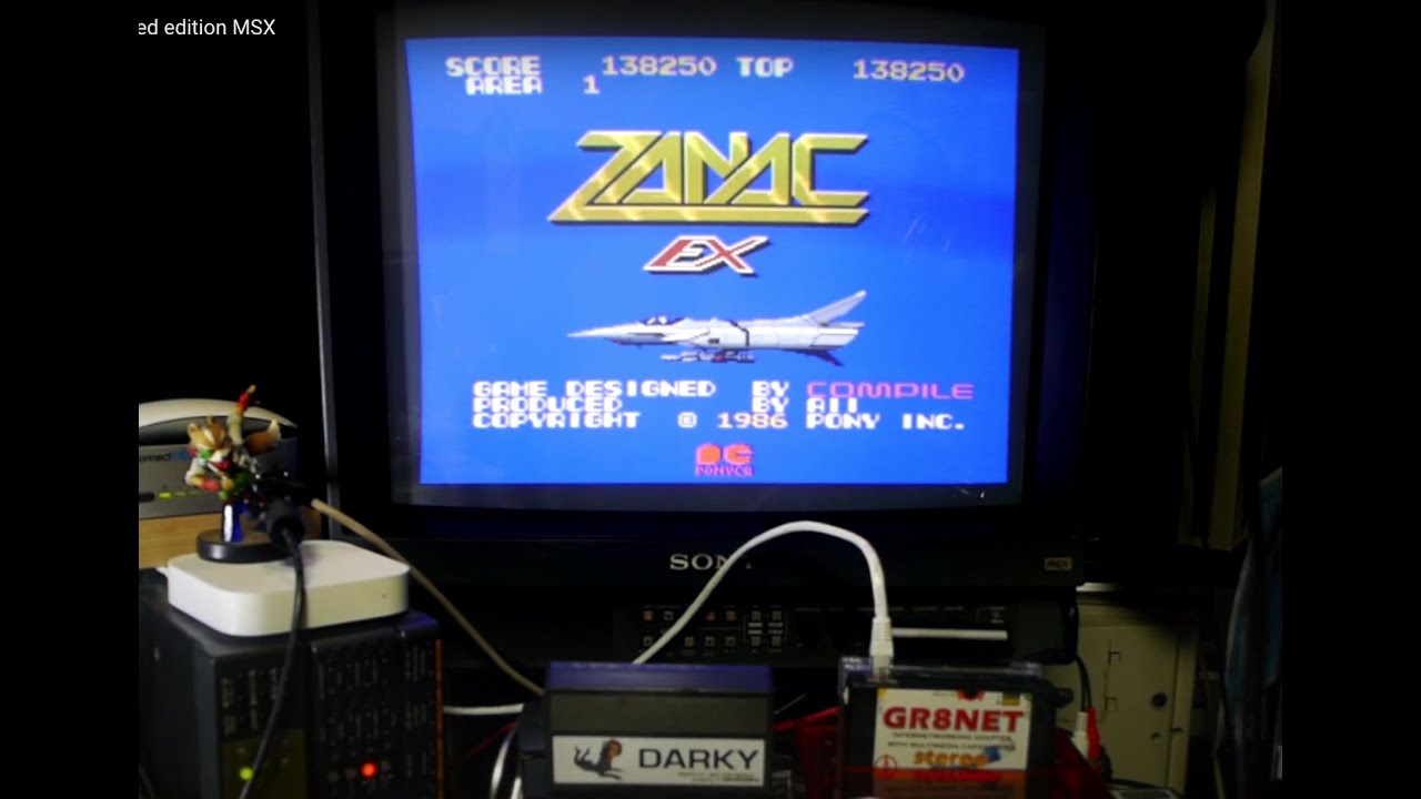 First Look - Zanac-EX Enhanced edition MSX - YouTube