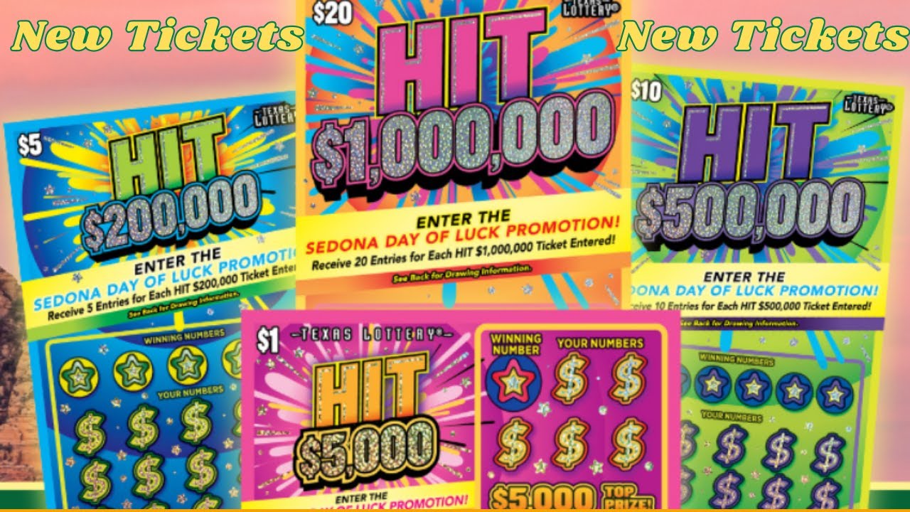 New $10 Texas Lottery Scratch off Hit $500,000 - YouTube
