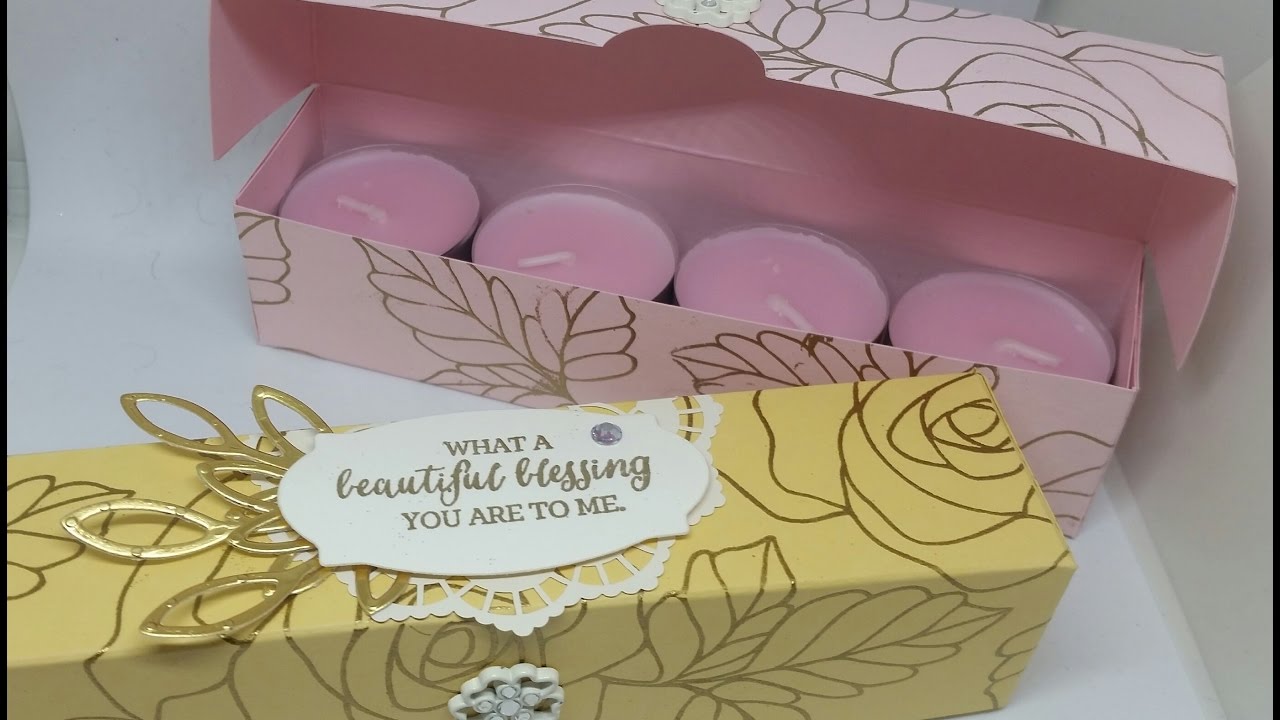 Rose Wonder Gift Box For 8 Tealights - YouTube