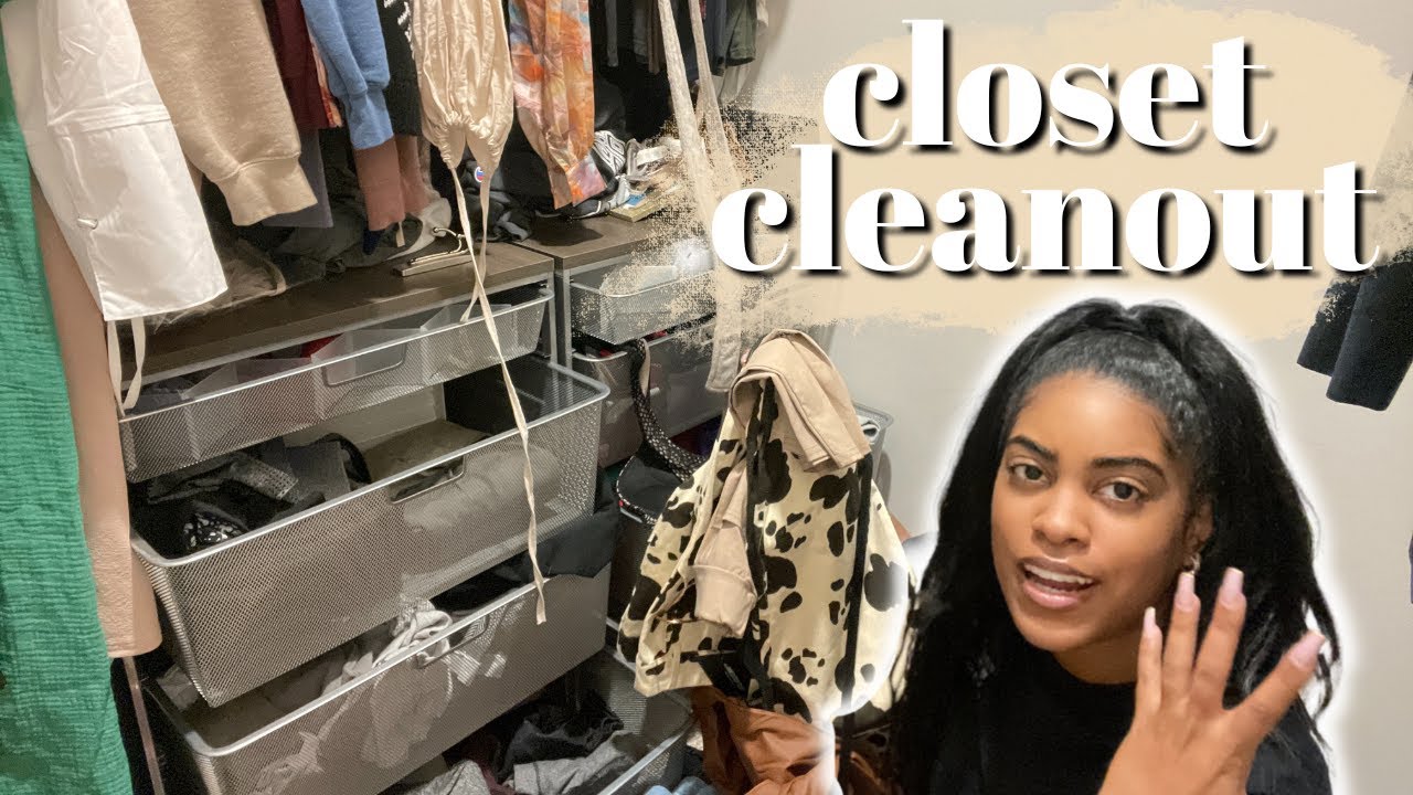 HUGE fall closet cleanout vlog | Declutter with me - YouTube