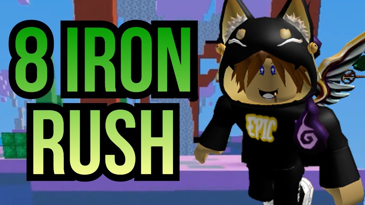 How To 8 Iron Rush - Roblox BedWars - YouTube