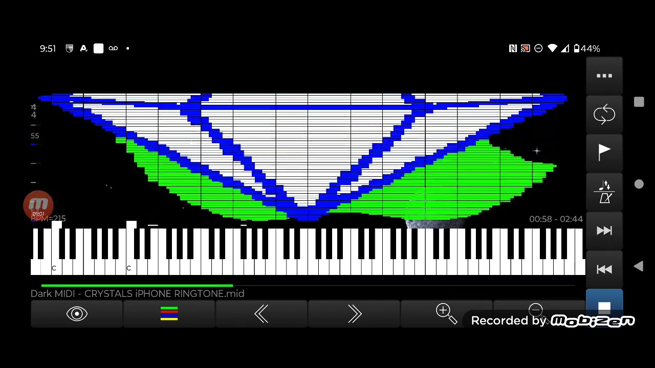 Dark MIDI - CRYSTALS IPHONE RINGTONE [By - @MIDIPLAYER] - YouTube