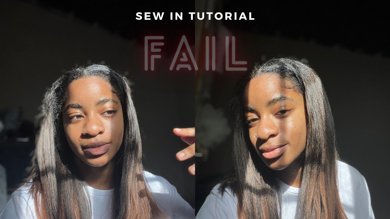 Sew In Weave Tutorial | ABSOLUTE FAIL | Saint Republic - YouTube