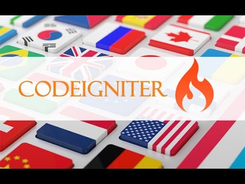 Codeigniter multi language site in 7 steps - YouTube