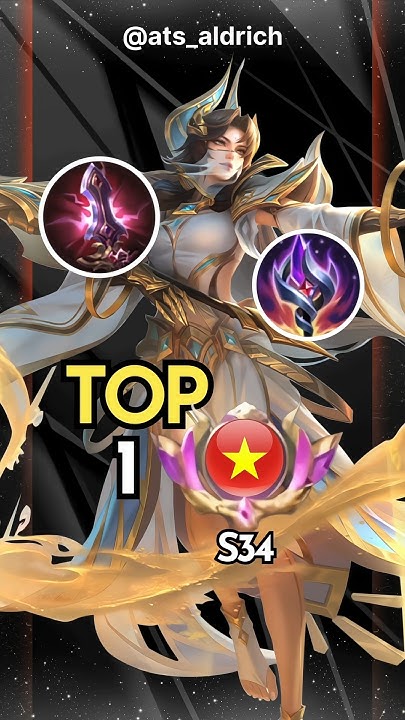 LỐI LÊN TRANG BỊ CỦA TOP 1 LUO YI VIỆT NAM S34 (MLBB MÙA 36) #mobilelegendsbangbang #atsaldrich ...