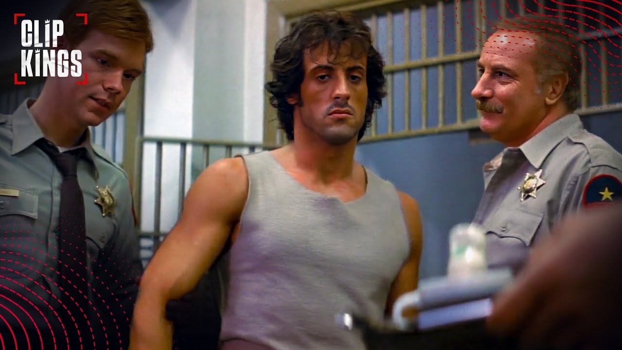 Jail Scene Confrontation (FULL SCENE) | Rambo: First Blood - YouTube