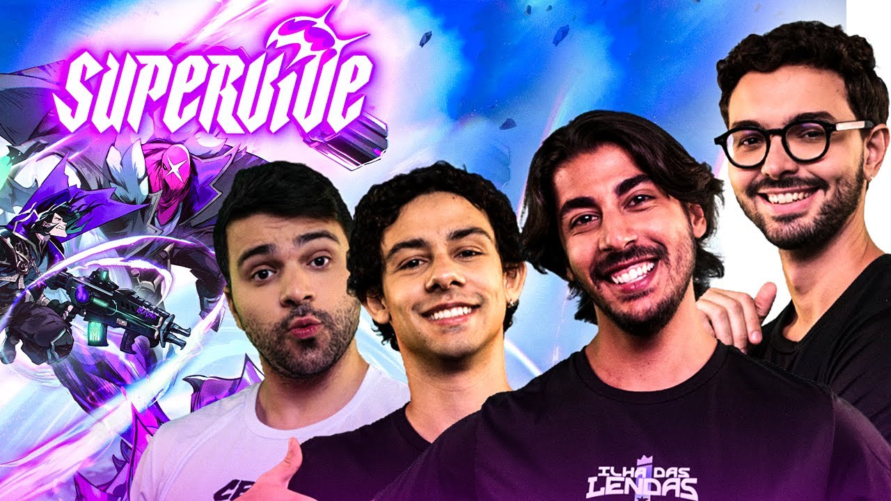 NOVO MOBA! BAIANO JOGA SUPERVIVE com as LENDAS! Jogo feito por EX ...