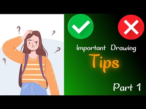 Important Drawing Tips Every Beginner Must Know 👍💯💯💯💕 - YouTube
