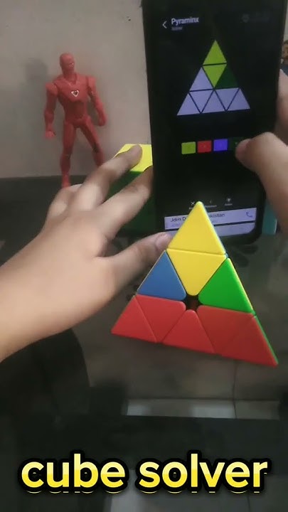 cube solver app||pyraminx cube solving - YouTube