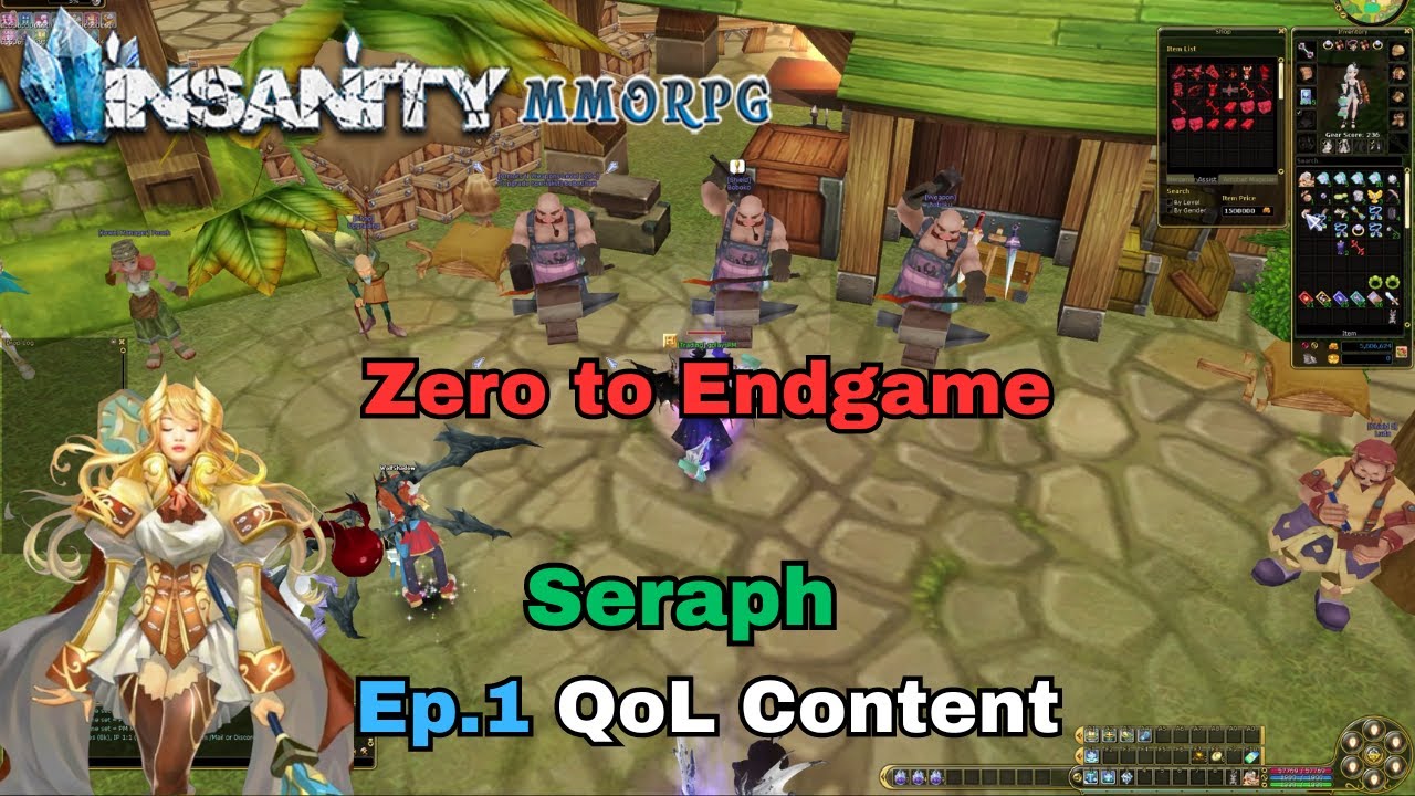Insanity FlyFF - Zero to End Game Ep.1 - Reaching 3rd Job Seraph - YouTube