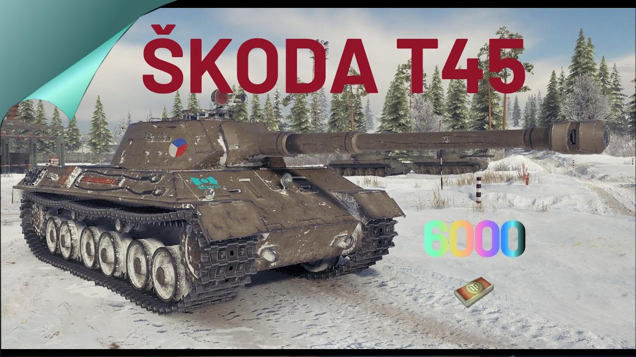 Is the Škoda T45 worth it? World Of Tanks - YouTube