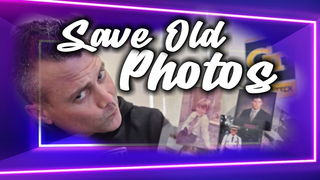 How to keep old photos - Basically, it's scrapbooking for Dudes - YouTube