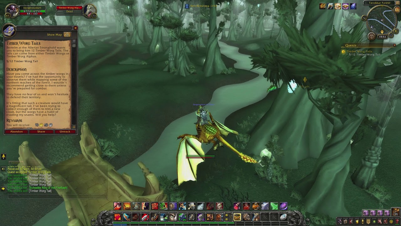World of Warcraft: Timber Worg Tails - Quest ID 10016 (Gameplay ...