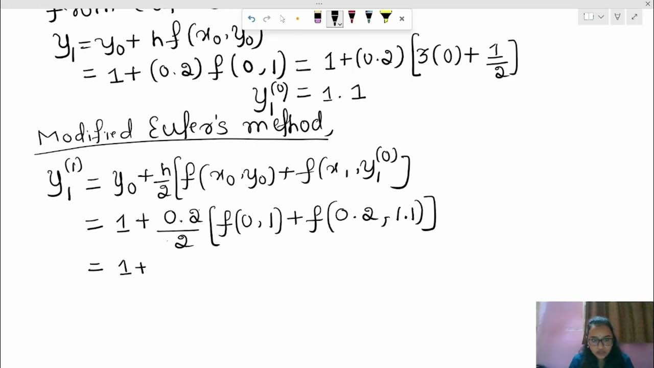 Euler’s and modified Euler’s method | Mathematics-II | BMATS201 | CSE ...