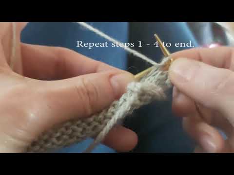 Jeny's Surprisingly Stretchy Purlwise Bind Off - YouTube