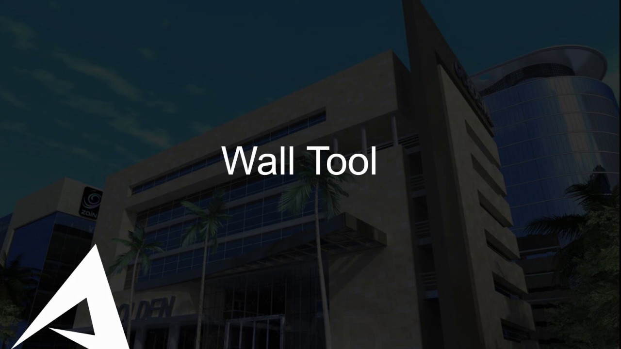 001 Wall Tool - ArchiCAD Tutorial - YouTube
