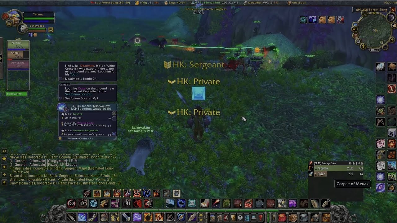 Adventures in World of Warcraft Classic (SoDP3) (#3) Ashenvale ...