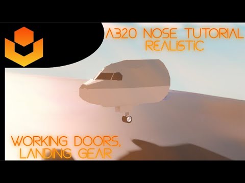 Realistic A320 nose tutorial | (Advanced Roblox Plane Crazy Tut) - YouTube