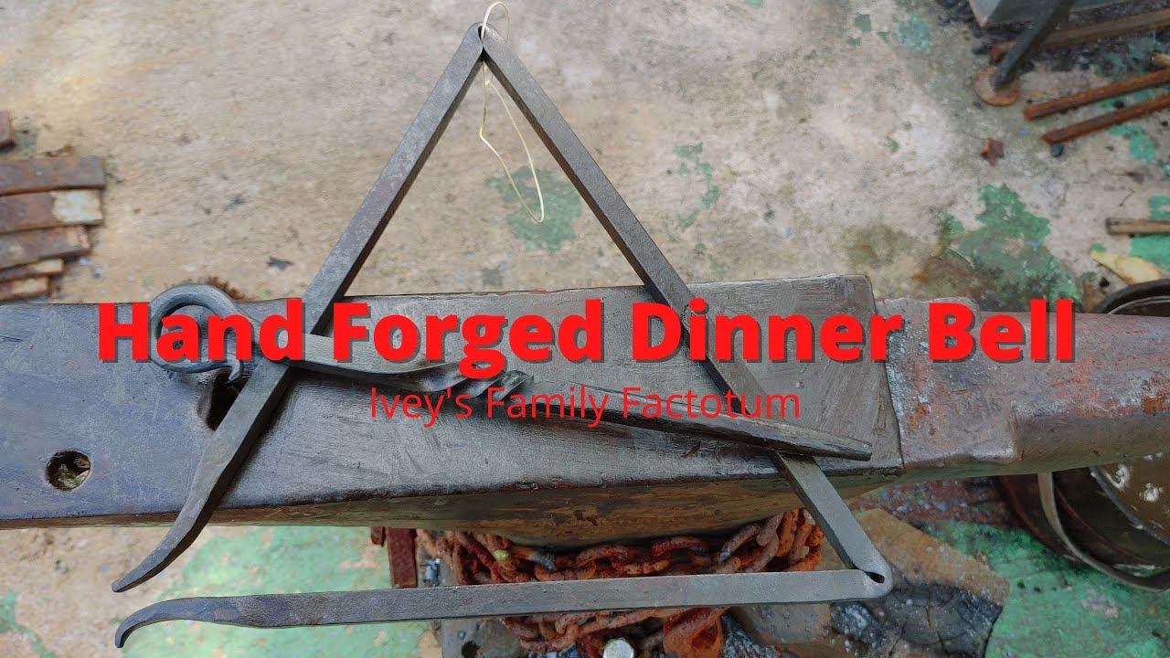 Hand Forged Dinner Bell || Beginner Blacksmith Project - YouTube