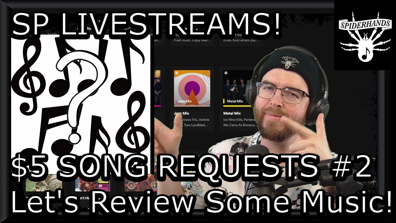 $5 SONG REQUEST LIVESTREAM #2 - Let's Review Some Music! - YouTube