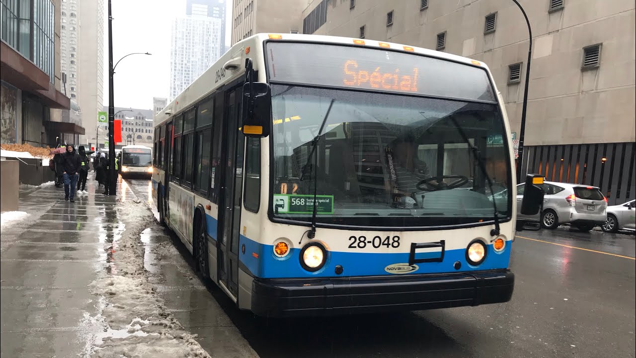 【REM Shuttle Vol.1】STM managed route 568 POV to REM station île-des ...