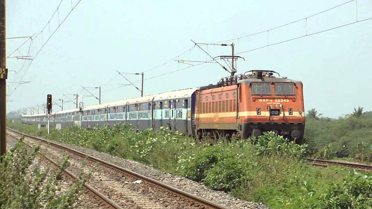 Vijayawada - Chennai Central Pinakini Express - YouTube