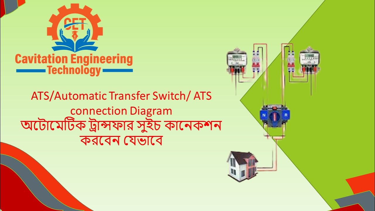 ATS/Automatic Transfer Switch/ ATS connection Diagram /অটোমেটিক ...