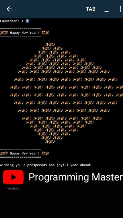 #shorts #pythonprogramming #python #happynewyear #pythonforbeginners - YouTube