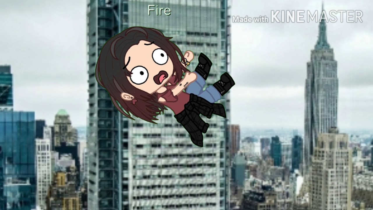 Fire falling off of a building for being annoying - YouTube
