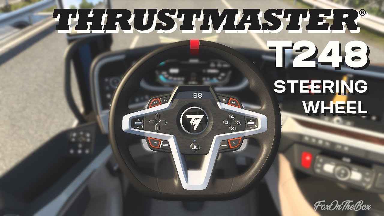 ETS2 1.41 Thrustmaster T248 Steering Wheel Mod | Euro Truck Simulator 2 ...
