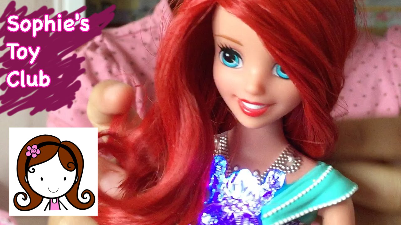 Ariel Disney Princess Glitter & Lights - YouTube