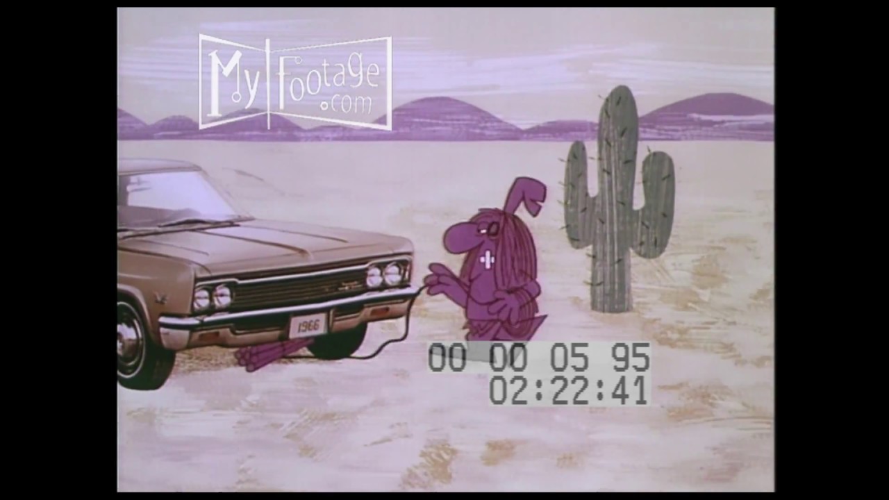 1960s Cartoon Blows Up Car - YouTube