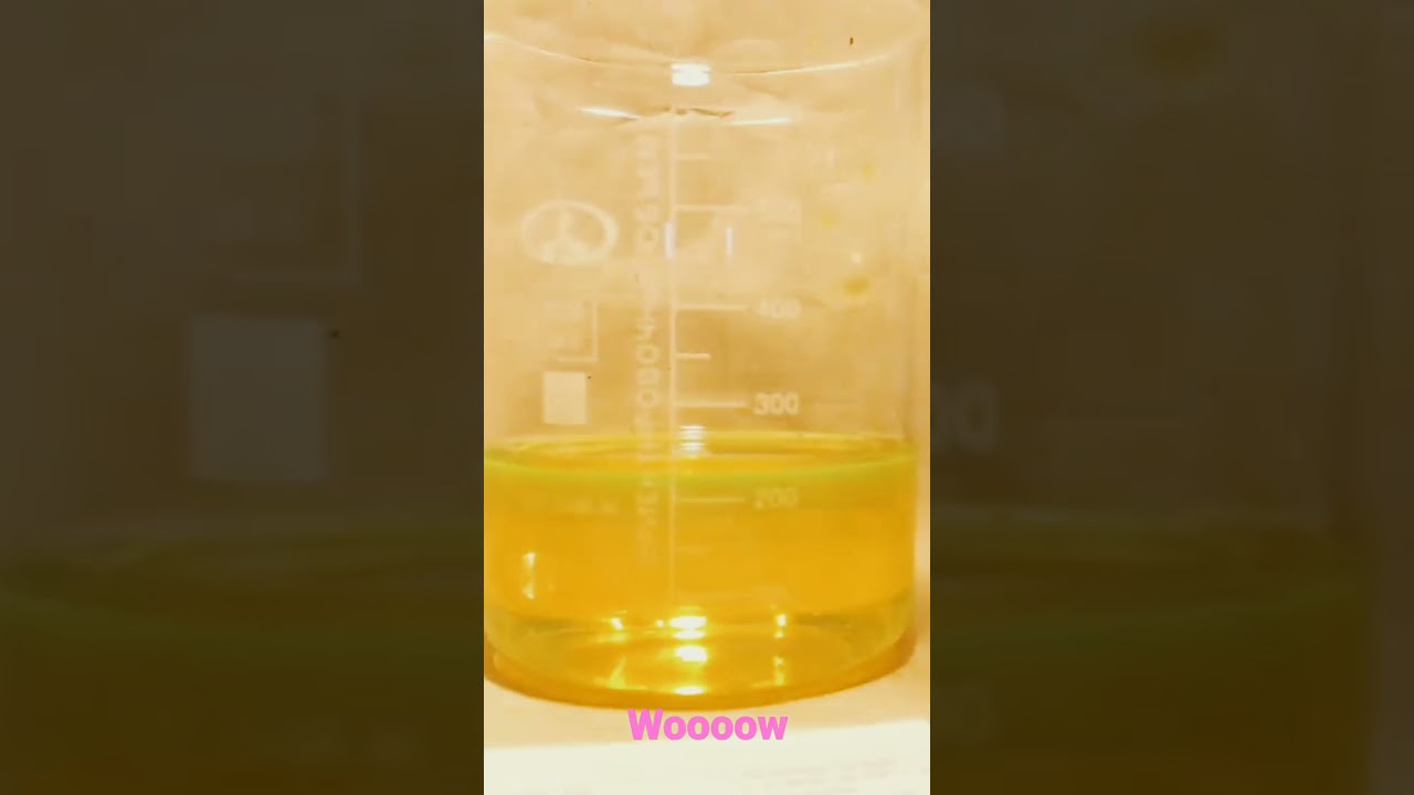 Experiments-X100 🌟This is how luminol with fluorescein glows.⚠️ #shorts ...